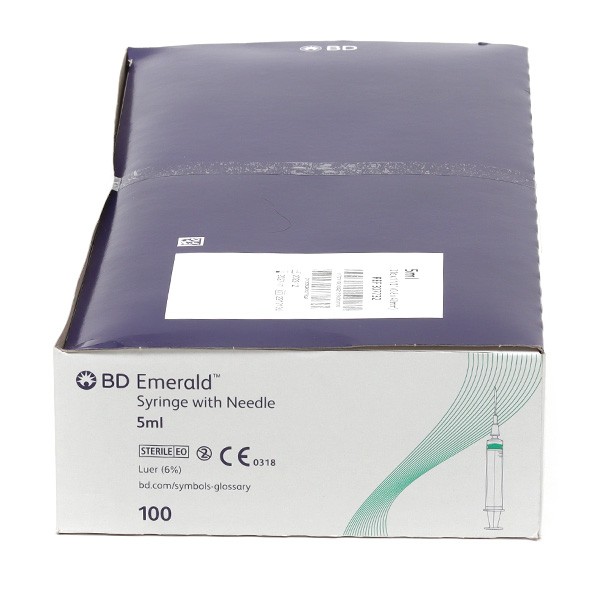 BD Emerald Seringues 3 pièces avec aiguille - Injection et prélèvement