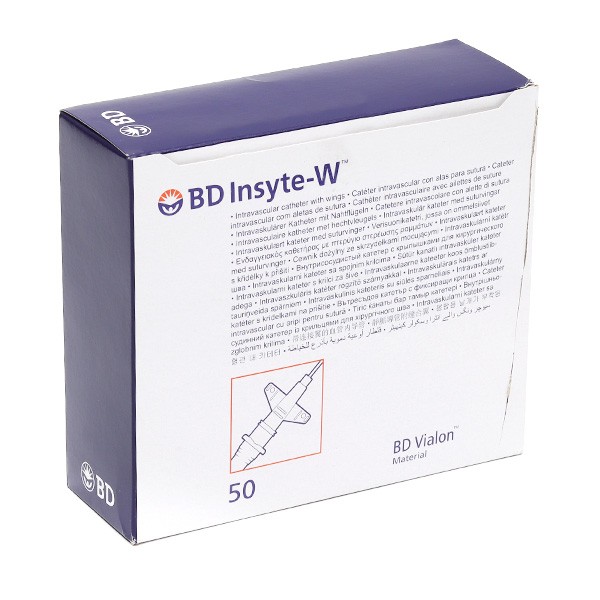 BD Insyte W cathéter avec ailettes - Injection, perfusion, transfusion