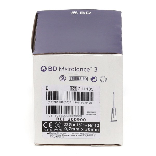 BD Microlance 3 Aiguille hypodermique x 100 - Injection et prélèvement