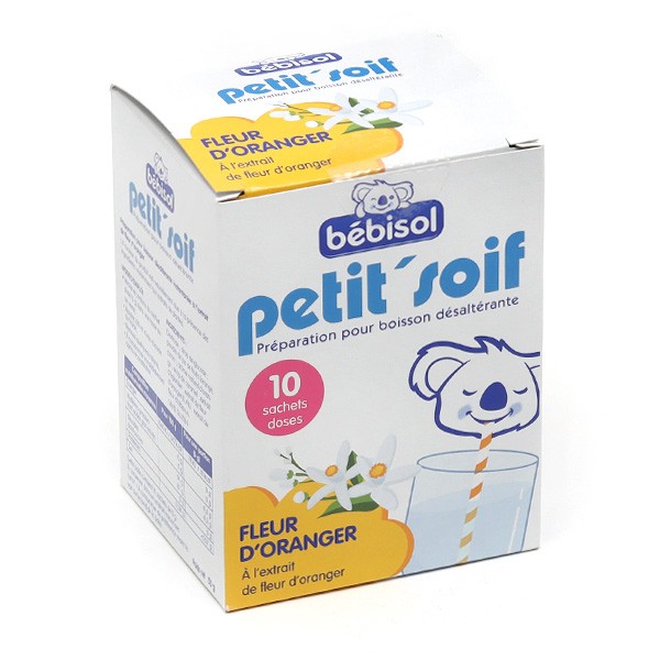 Bébisol Petit Soif Fleur d'oranger sachets - Pour boisson désaltérante