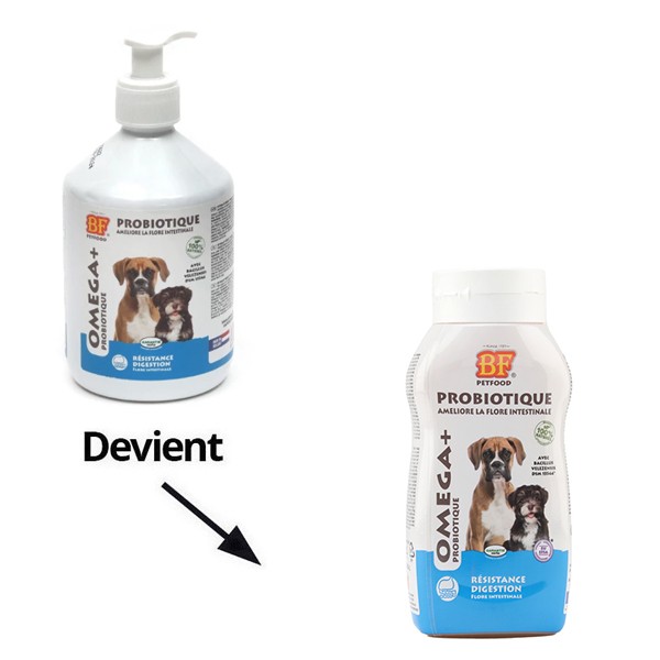 BF Petfood Oméga+ Probiotique chien - Flore intestinale et digestion