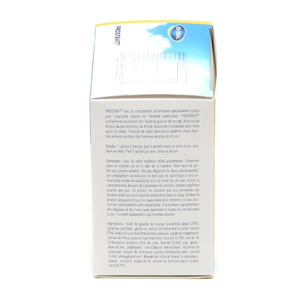 Bional Prostavit gélules - Confort urinaire homme - Courge, sabal