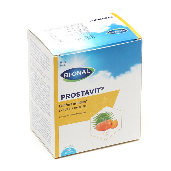 Bional Prostavit gélules - Confort urinaire homme - Courge, sabal