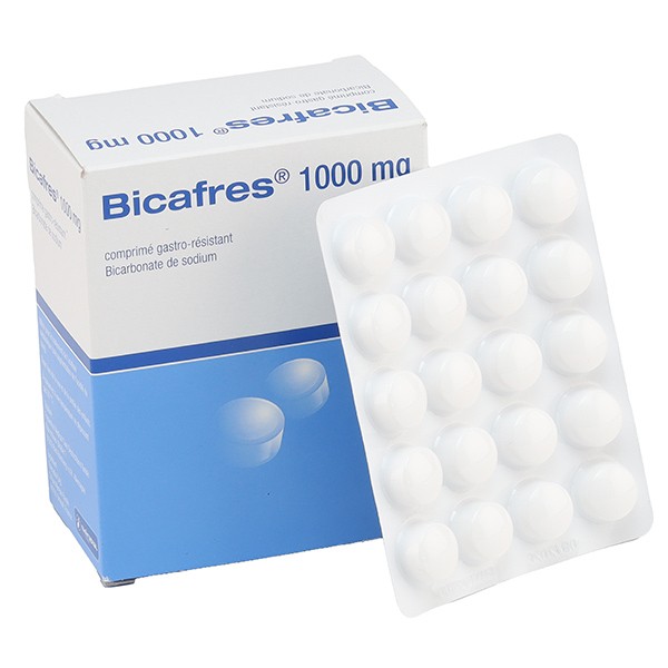 Bicafres 1000 mg comprimés - Acidose métabolique - Insuffisance rénale