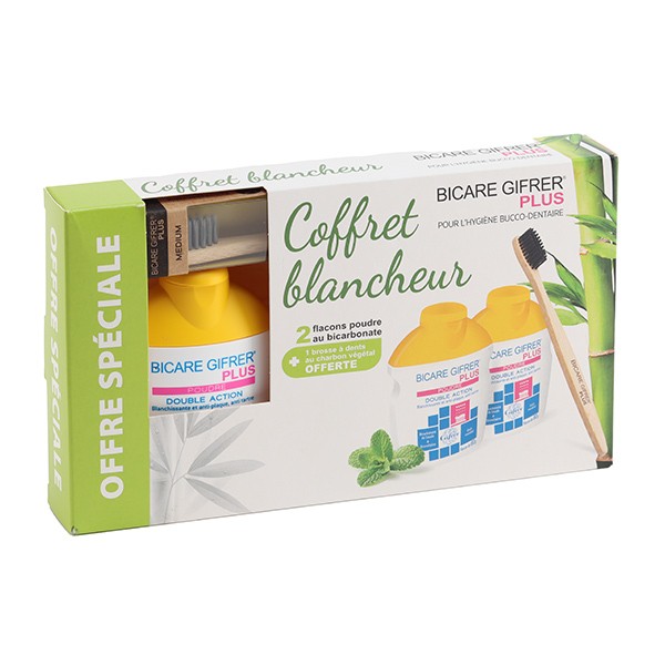 Gifrer Bicare Plus poudre double action - Blanchir les dents