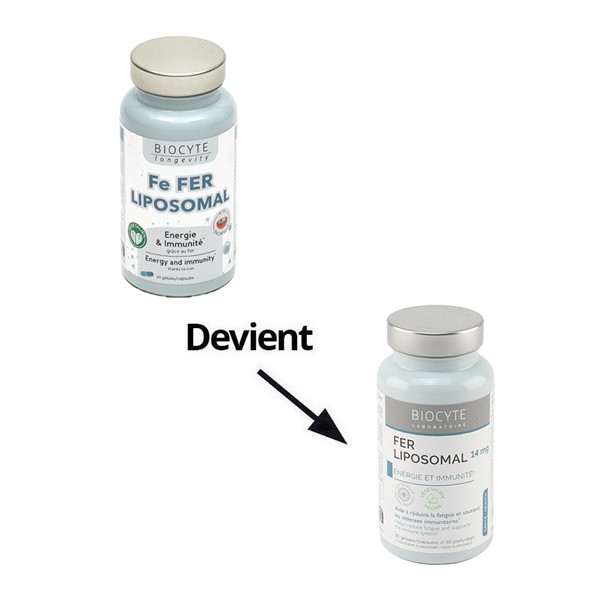 Biocyte Fer liposomal gélules - Fatigue et système immunitaire