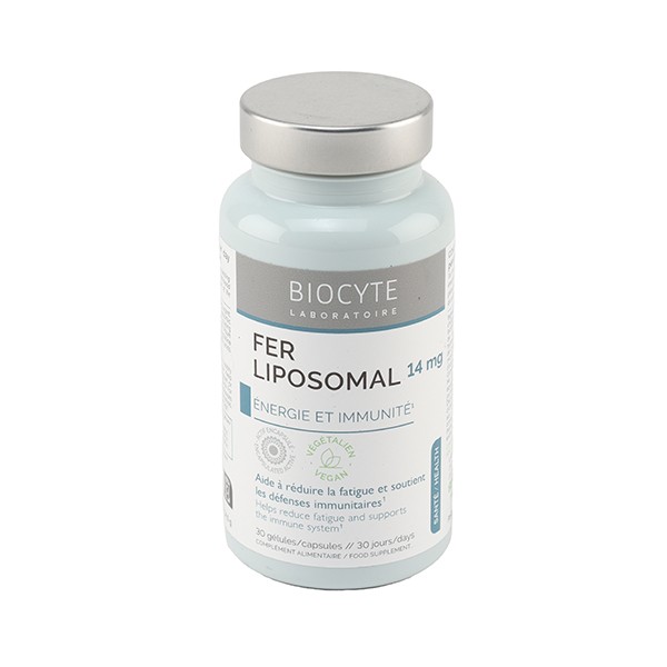 Biocyte Fer liposomal gélules - Fatigue et système immunitaire