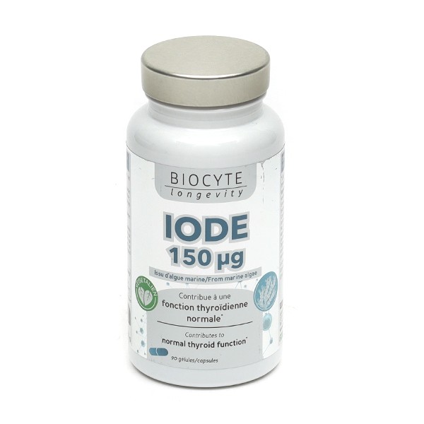 Biocyte gélules Iode 150 µg - Thyroïde - Pharmacie en ligne