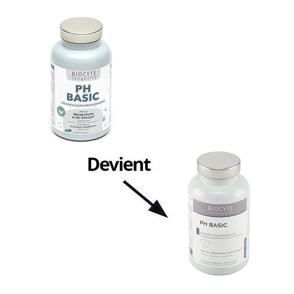 Biocyte pH Basic gélules - Equilibre acido basique - Métabolisme