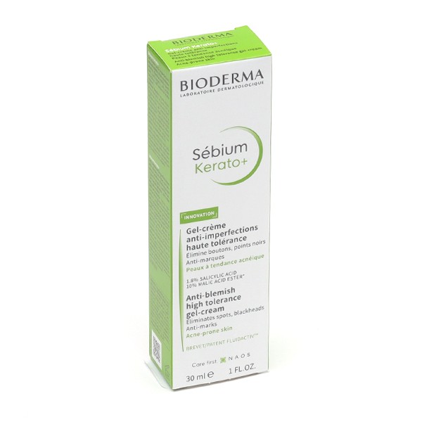 Bioderma Sébium Kerato+ gel-crème anti imperfections - Marques, boutons