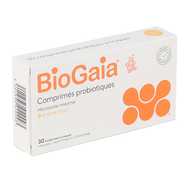 Biogaia comprimés Probiotiques citron - Prise d'antibiotiques
