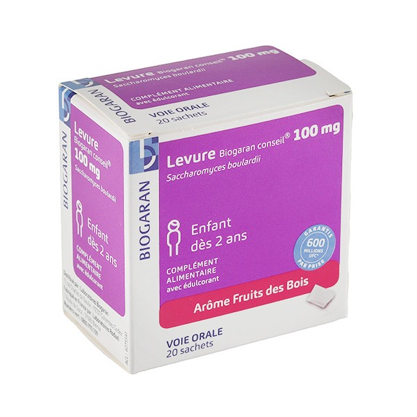 Levure 100mg Enfant Biogaran sachets - S. boulardii - Diarrhée
