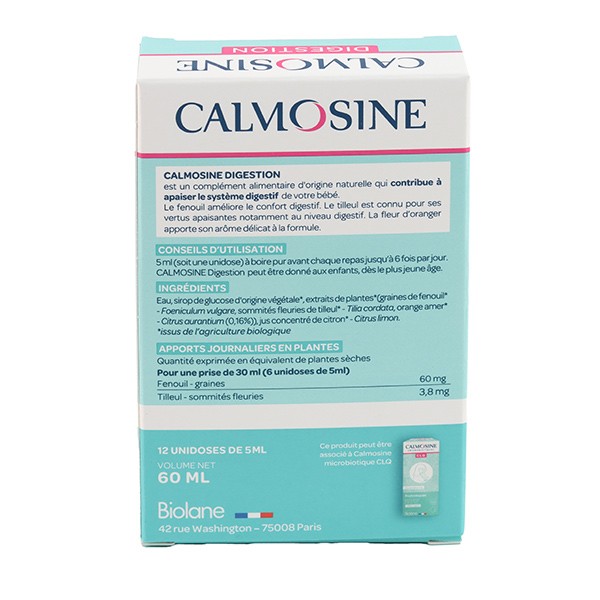 Calmosine Digestion boisson apaisante Bio dosettes - Coliques