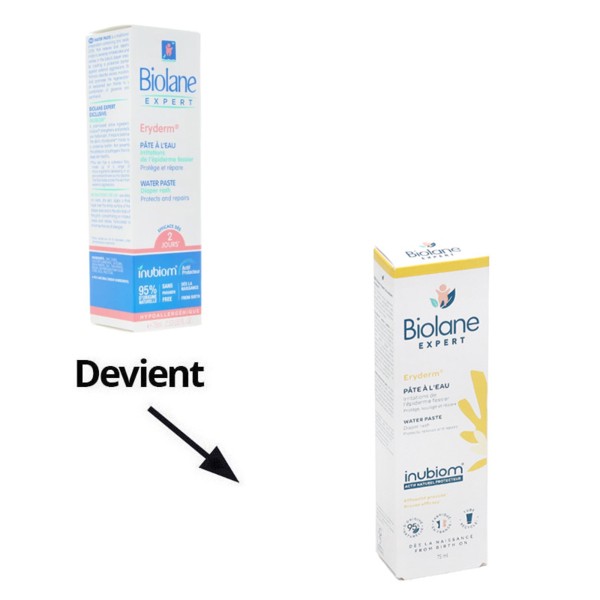 Biolane Expert Pâte à l'eau Eryderm - Erythème fessier