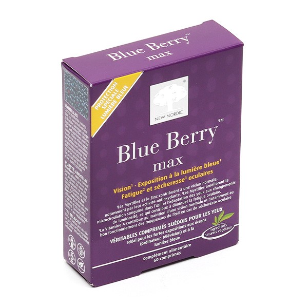 Comprimés Blue Berry Max comprimé pour les yeux - Vision et lumière bleue
