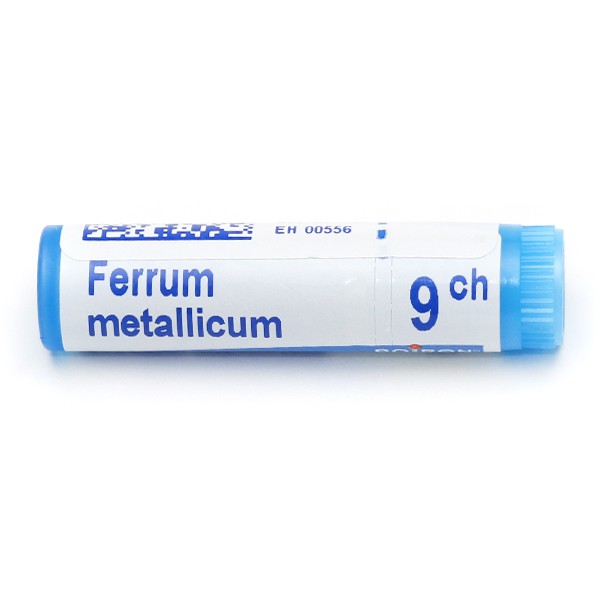 Ferrum Metallicum en doses homéopathiques laboratoire Boiron - Anémie