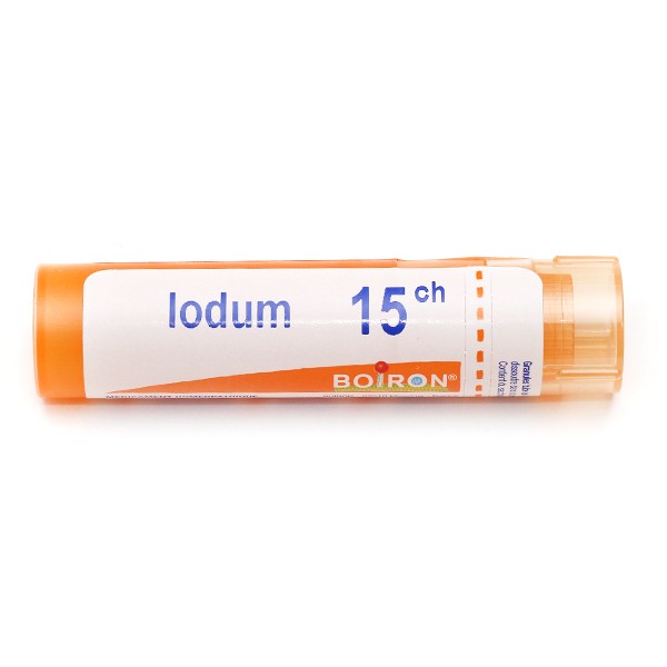 Iodum tubes Granules Homéopathique laboratoire Boiron - Thyroide