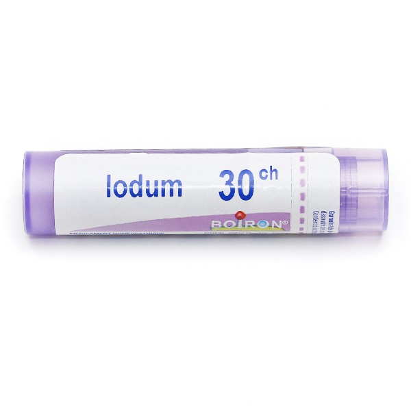Iodum tubes Granules Homéopathique laboratoire Boiron - Thyroide