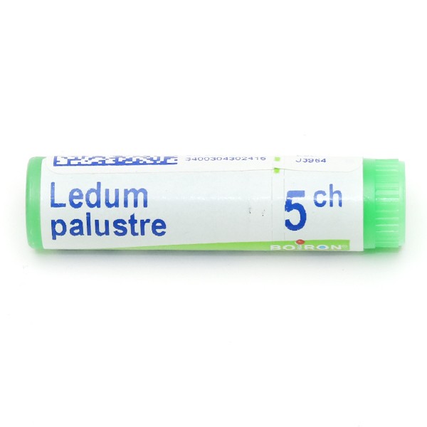Ledum Palustre Dose Homéopathique laboratoire Boiron - Bleu, coup