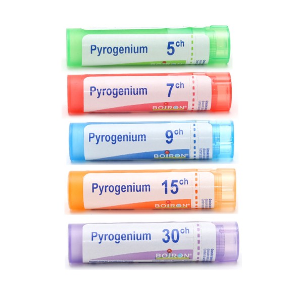 Pyrogenium tubes Granules Homéopathiques du laboratoire Boiron