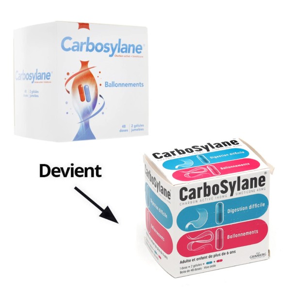 Carbosylane Digestion difficile et ballonnement - Dès 6 ans