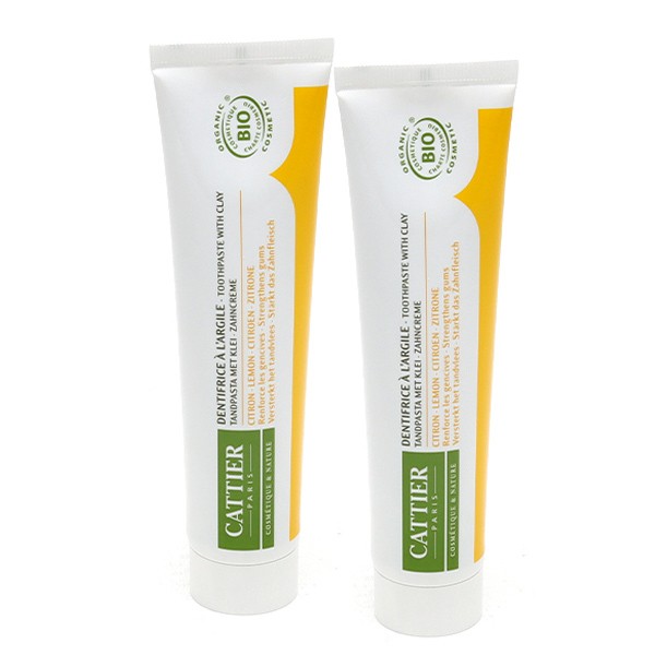 Dentifrice Cattier Dentargile reminéralisant bio vegan sans fluor