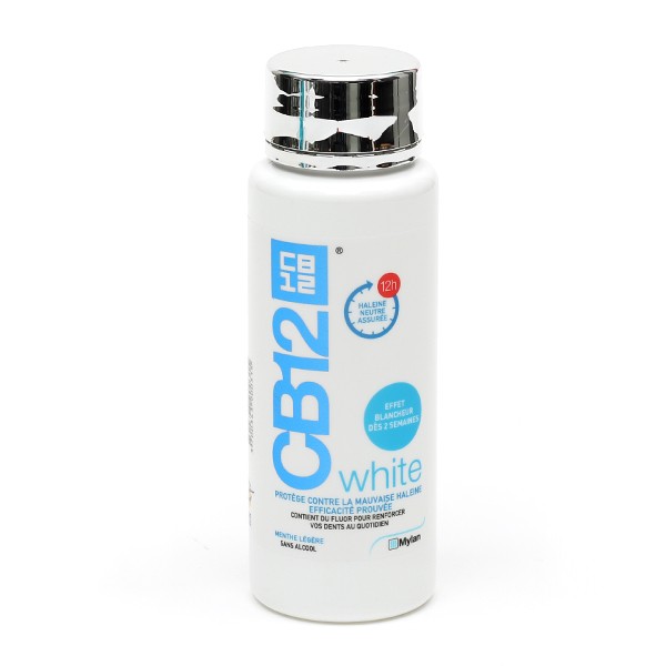 CB12 white bain de bouche 250 ml - Haleine fraîche, Dents blanches