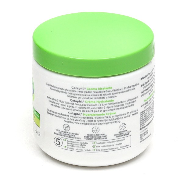 Cetaphil crème hydratante - Peaux sensibles - Visage et corps