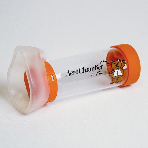 Chambre d'inhalation Aerochamber Plus 0-18 mois avec masque pédiatrique