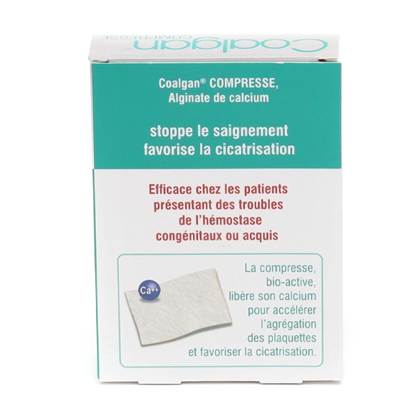 Coalgan Compresses hémostatiques pour arrêter les saignements