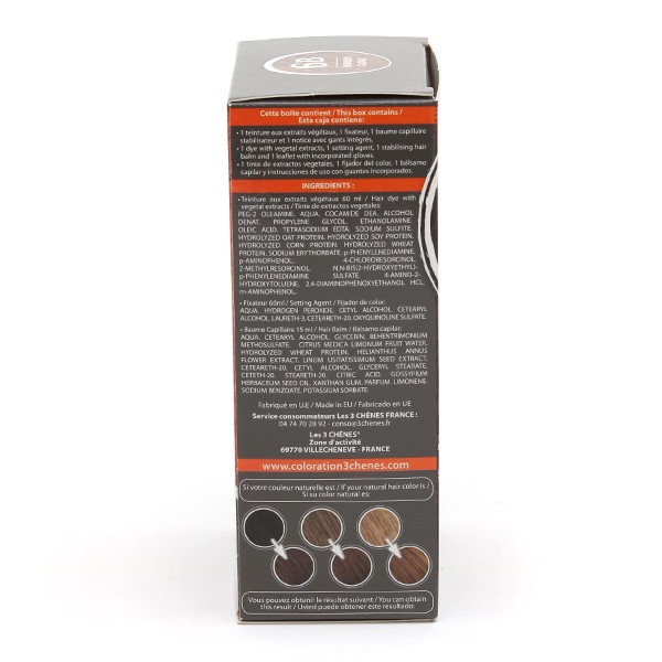 Les 3 Chênes Color et Soin coloration permanente marron cacao n° 6B