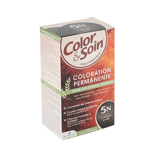 Les 3 Chênes Color et Soin repigmentant Châtain clair 5N - Coloration