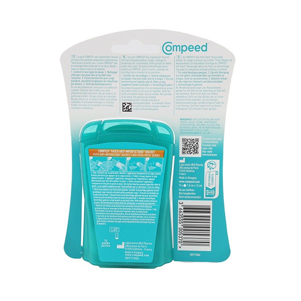 Compeed patch anti imperfections Discret - Bouton, Points noirs
