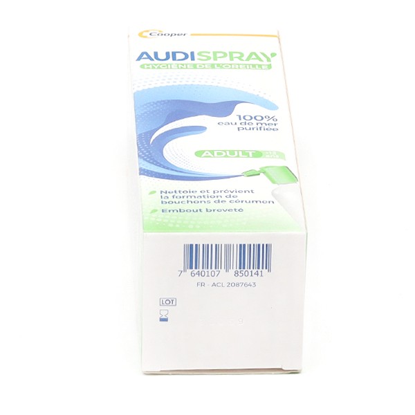 Audispray spray auriculaire adulte - Nettoyage oreille - Cérumen