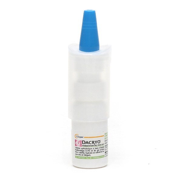 Dacryo Solution ophtalmique Hydratation des yeux secs et fatigués