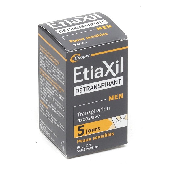 Etiaxil Men détranspirant roll-on - Transpiration excessive