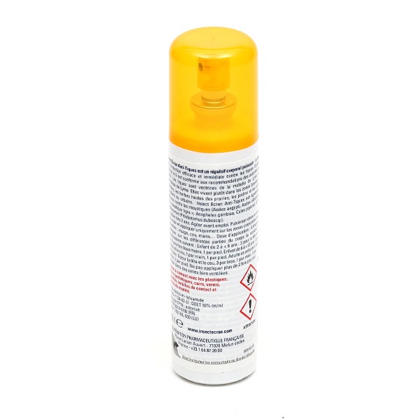 Insect Écran Lotion Anti-Tiques Spray – Maladie de Lyme - Répulsif