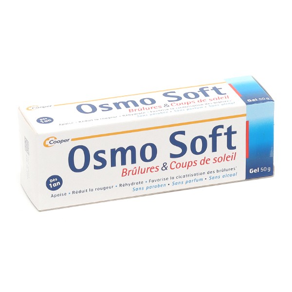 Osmo Soft gel apaisant - Brûlures et coup de soleil - Cicatrisant