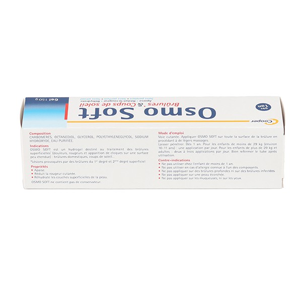 Osmo Soft gel apaisant - Brûlures et coup de soleil - Cicatrisant