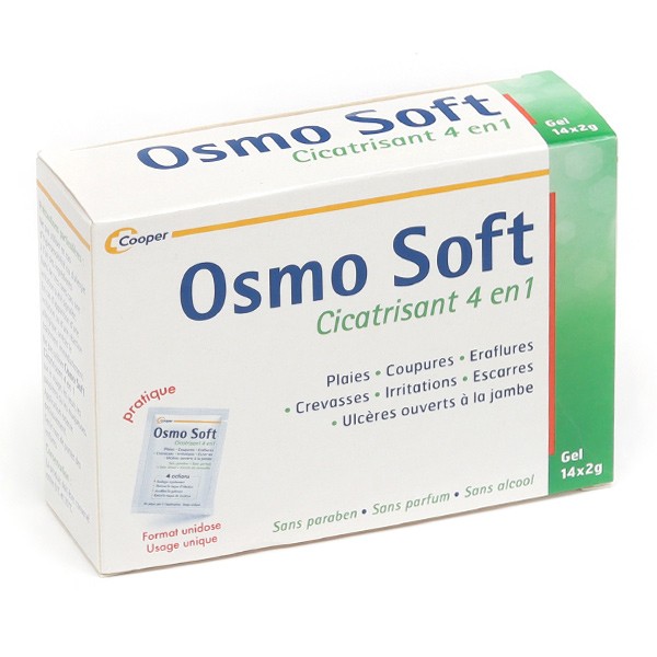 Osmo Soft Cicatrisant 4 en 1 - Gel hydrocolloïde - Plaie, coupure