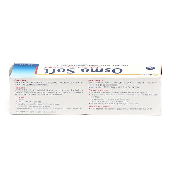 Osmo Soft gel apaisant - Brûlures et coup de soleil - Cicatrisant
