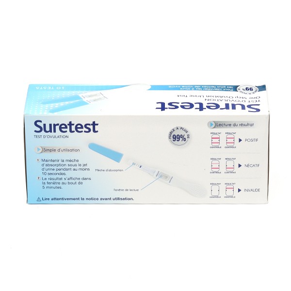 Suretest test d'ovulation - Identifier la période de fertilité
