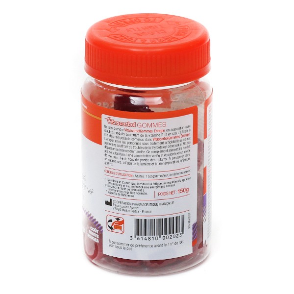Vitascorbol Energie Gommes - Vitamines et minéraux