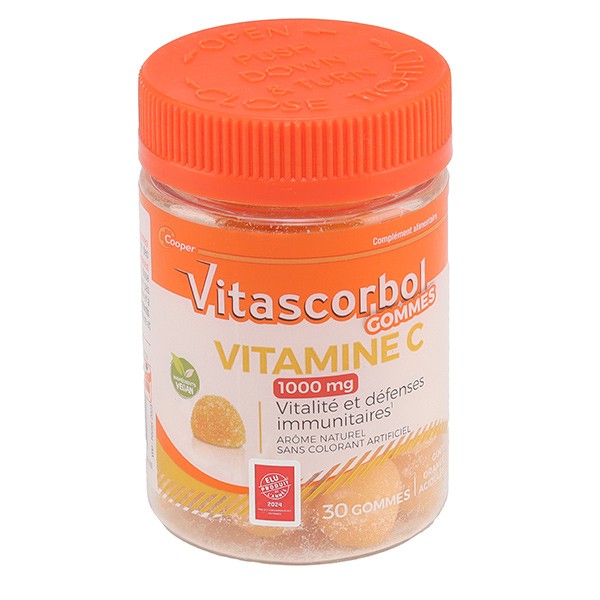 Gummies Vitascorbol Vitamine C 1000 mg - Vitalité et immunité