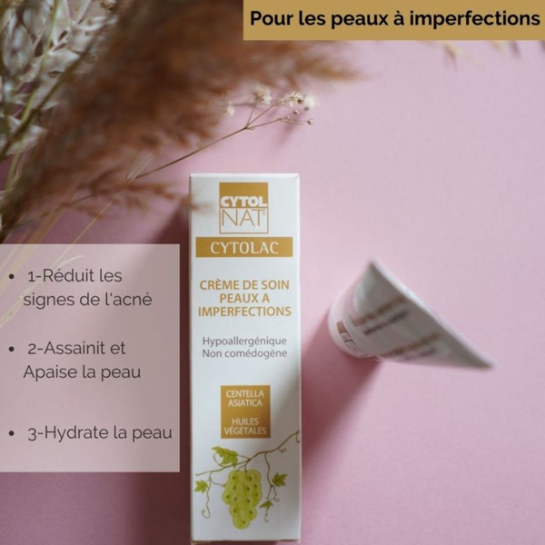 Cytolnat Cytolac Crème anti-imperfections - Peaux acnéiques