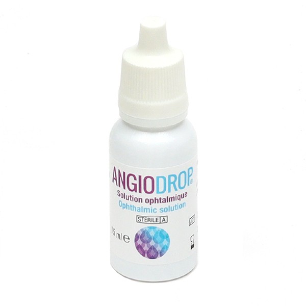Angiodrop collyre pour yeux irrités - Oeil rouge, fatigué