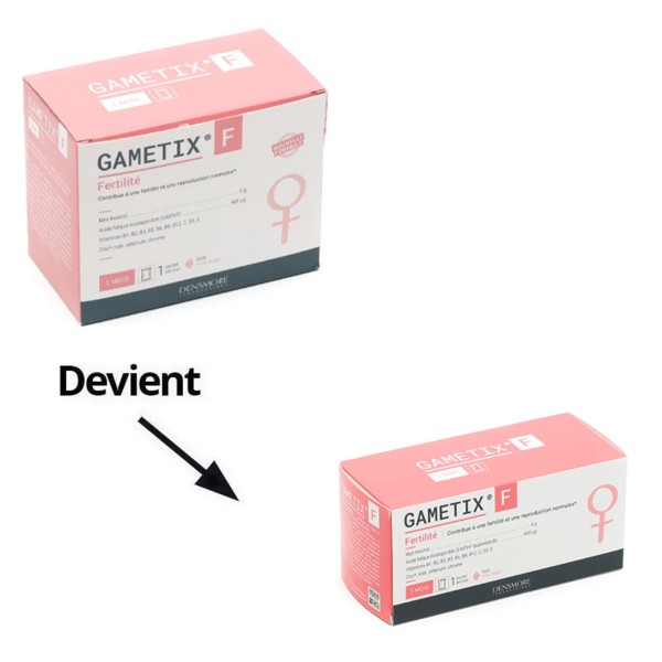 Gametix F sachet - Fertilité femme - Désir de grossesse