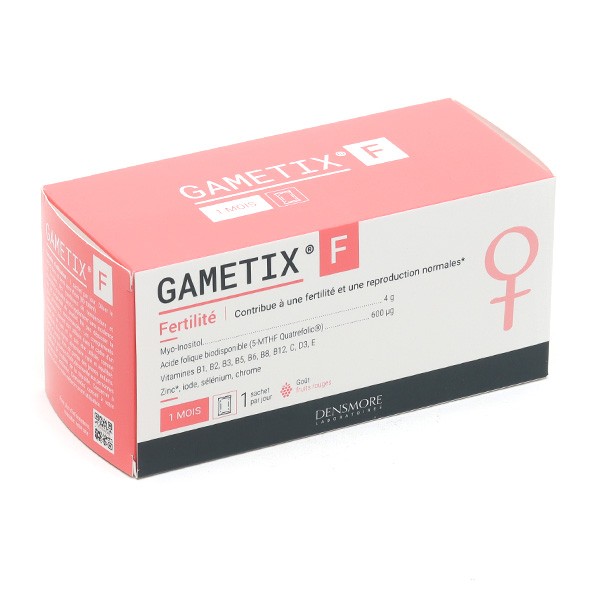 Gametix F sachet - Fertilité femme - Désir de grossesse