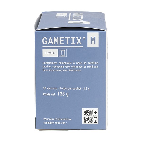 Gametix M sachets - Complément alimentaire fertilité masculine