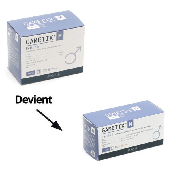 Gametix M 30 sachets - Complément alimentaire fertilité masculine